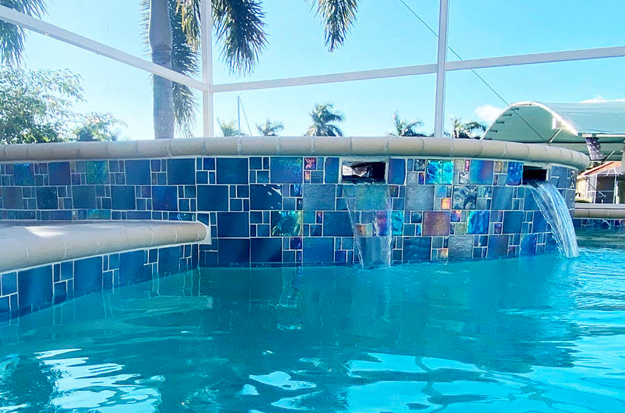 Iridescent Pool Tiles - Transform Your Pool with Stunning Colors