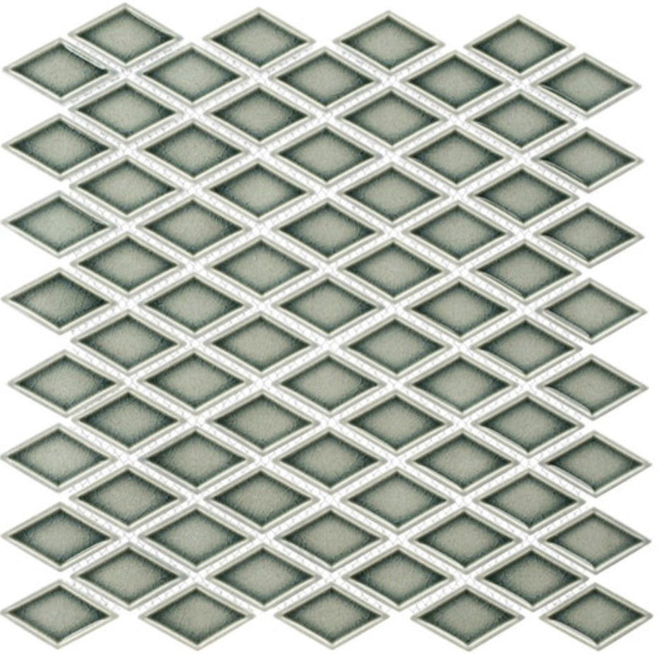 Daymon Collection Diamond Mosaic DAY-6274 Emergene | Crackle Glass Tile ...