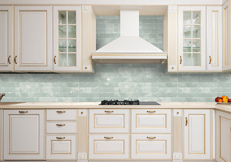 Scenic Mood Valley Braun 3x12 Ceramic Subway | Green Undulated Tile ...