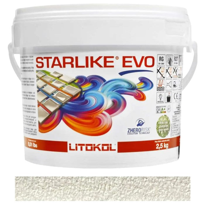 Starlike EVO Grout 102 Bianco Ghiaccio – Ice White Epoxy Grout